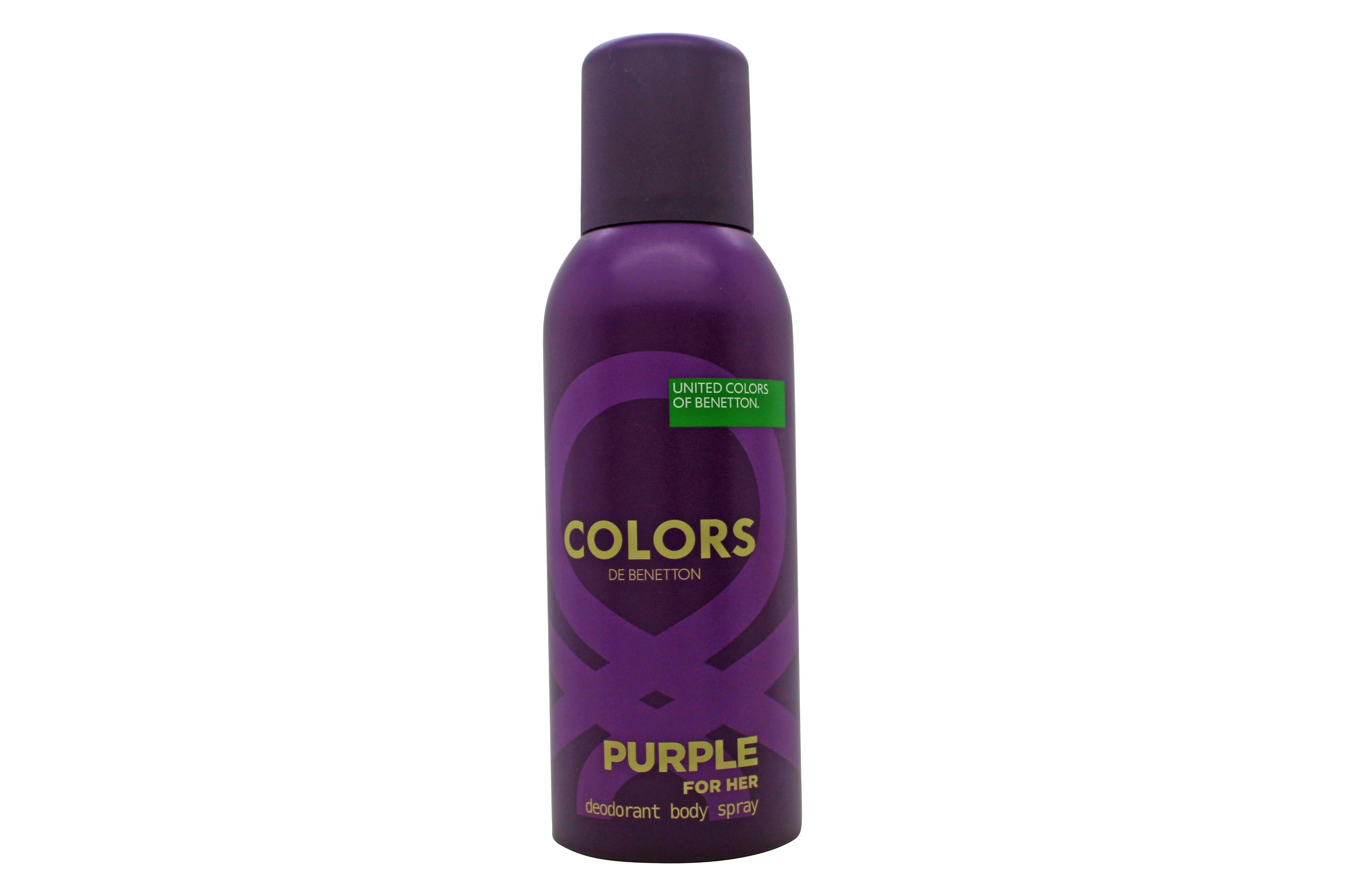 Benetton Colors de Benetton Purple Deodorant Spray 150ml Bath & Body ...