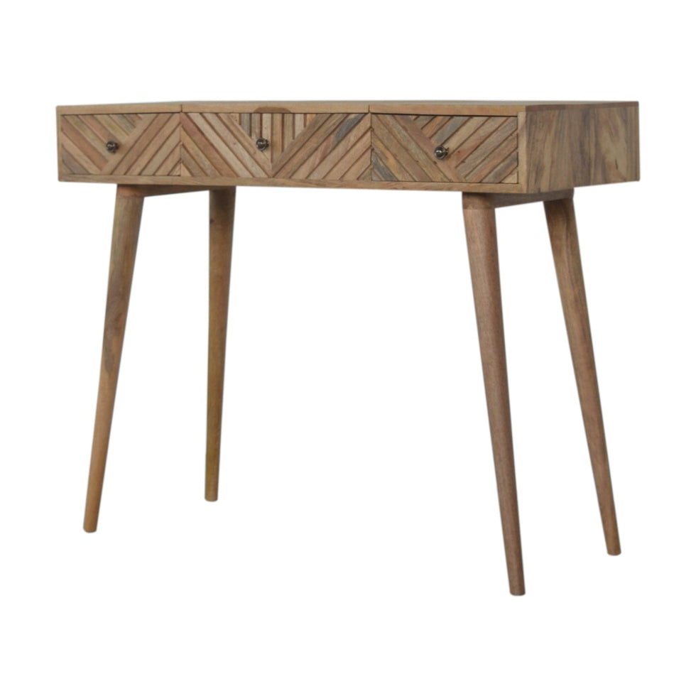 Line Carved Foldable Dressing Table – kneepillow.co.uk