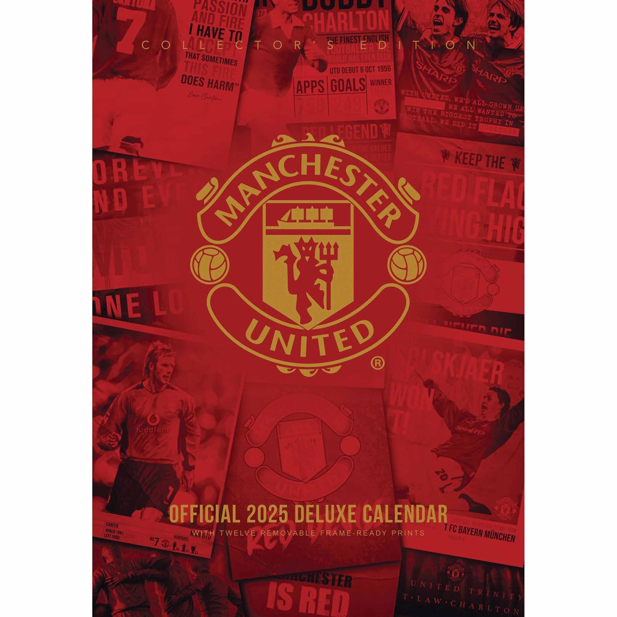 Manchester United FC Deluxe Calendar 2025 – kneepillow.co.uk