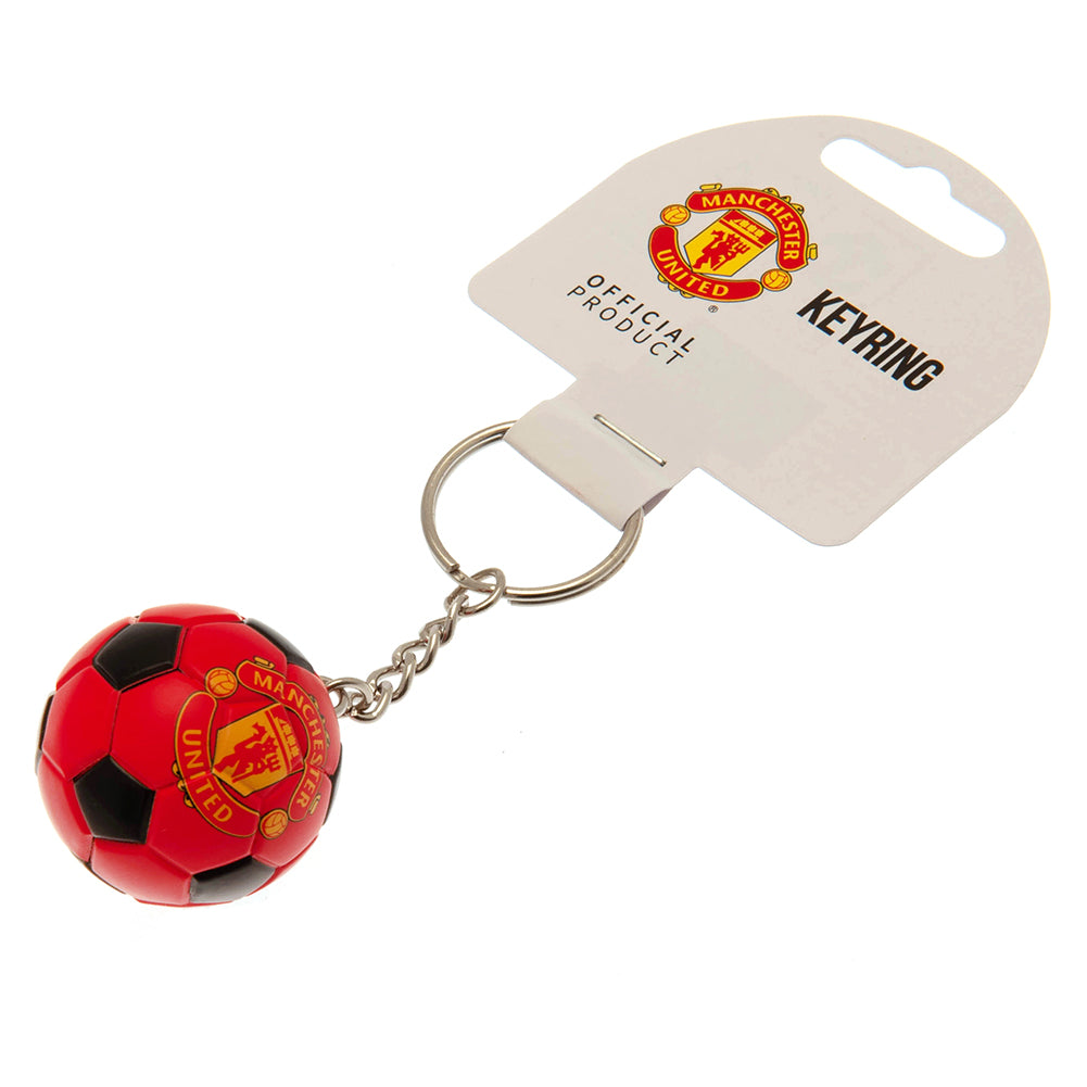 Manchester United FC Football Keyring - Official Merch – kneepillow.co.uk