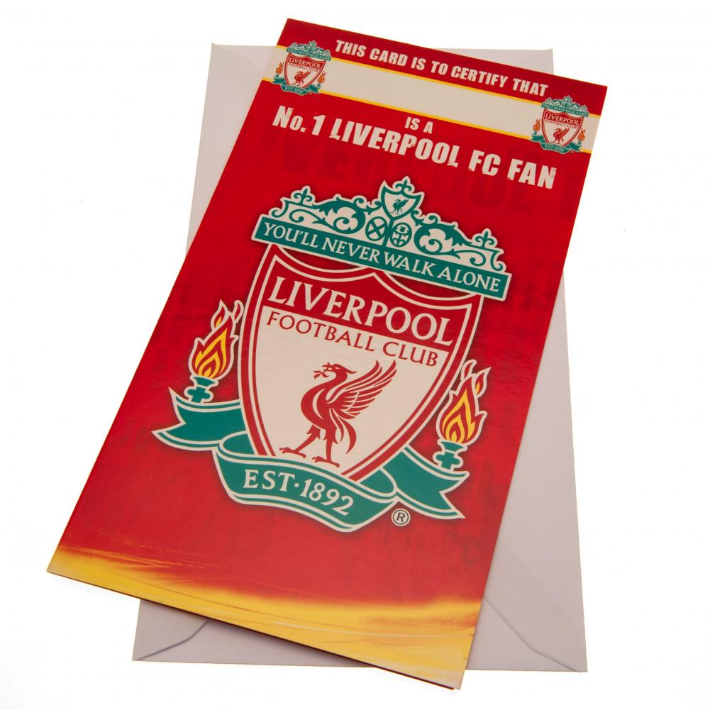 Liverpool FC Birthday Card No 1 Fan – kneepillow.co.uk